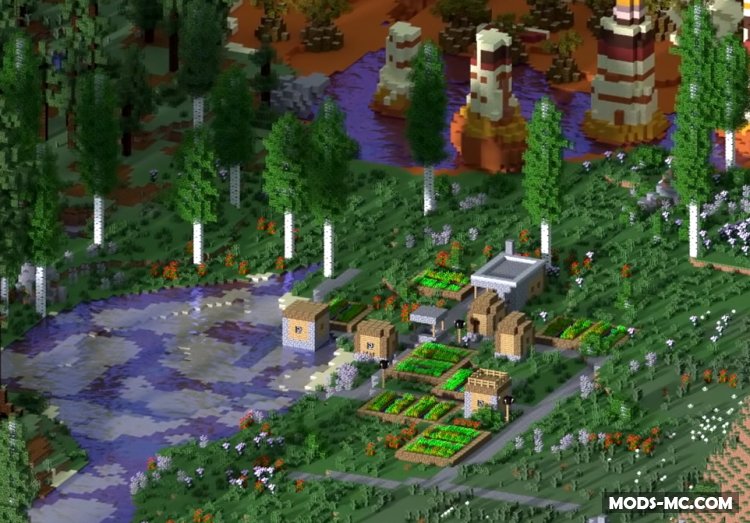 Скачать Open Terrain Generator - новая генерация мира 1.12.2, 1.11.2, 1 ...